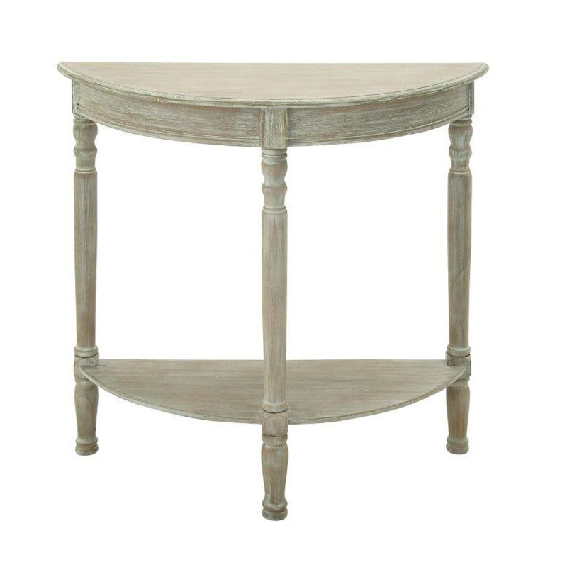 Rosalind Wheeler Sasu 32'' Demilune Half-Moon Console Table | Wayfair